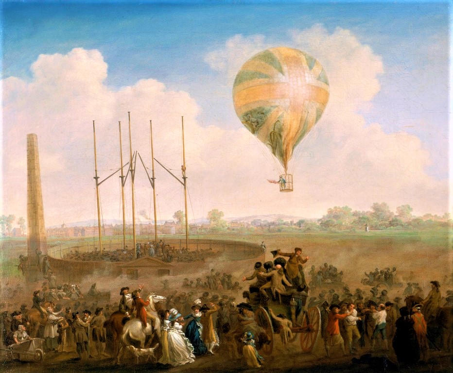 Signore in mongolfiera