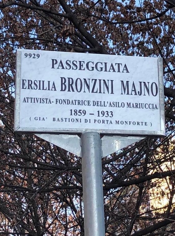 In passeggiata con Ersilia Bronzini Majno