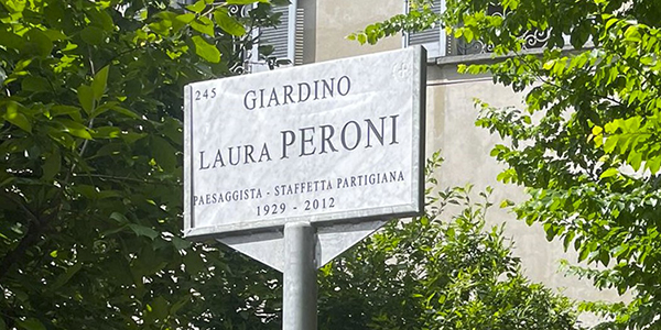 Un giardino dedicato a Laura Peroni